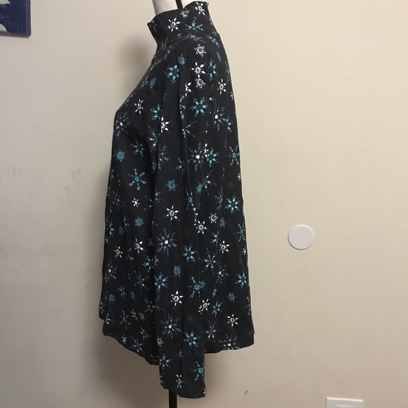 Laura Scott | Sweaters | Laura Scott Black Mock Neck Top | Poshmark